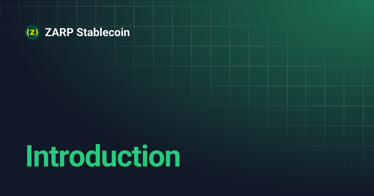 Introduction | ZARP Stablecoin